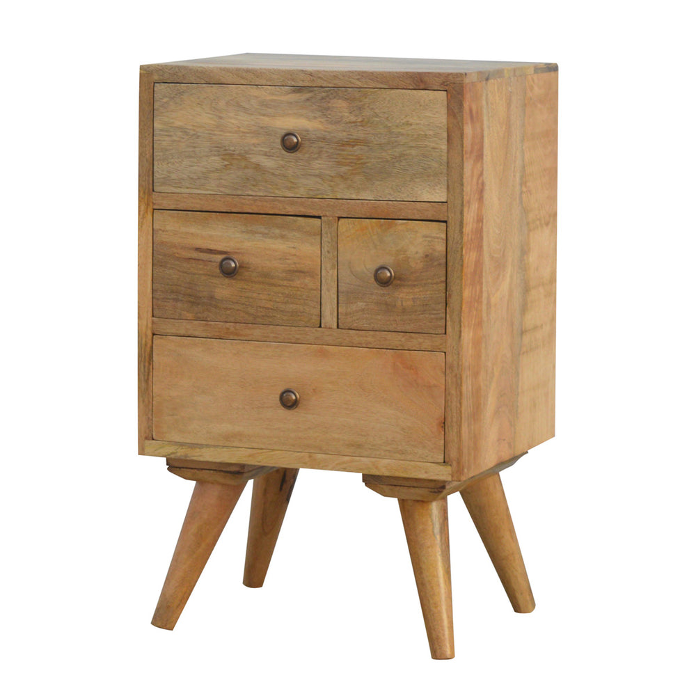 Nordic Style 4 Drawer Multi Chest Bedside
