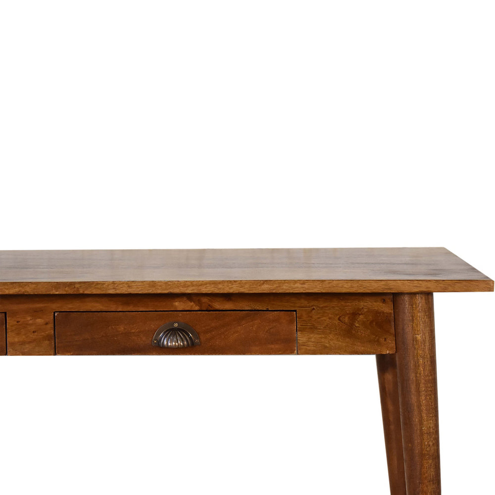 Nordic Chestnut Writing Desk - 2 Drawers