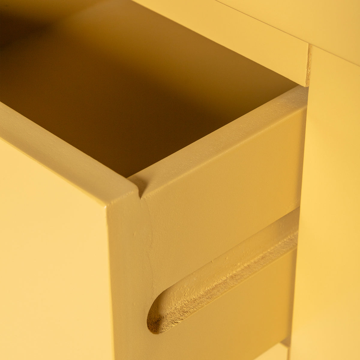 Manor Yellow 1 Drawer Bedside Table | Nightstand | Fully Assembled